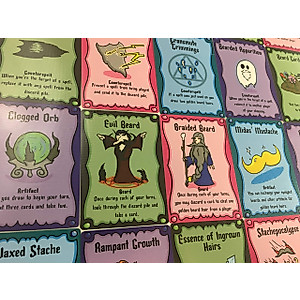 Beard Wizards Card Game for 2-5 Players by The Dusty Top Hat