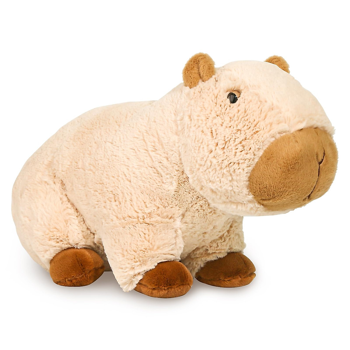 Riuhot Cute Capybara Plush Pillows Kawaii Soft Capybara Stuffed Animals Capybara Plushie Birthday Christmas Valentine's Day Gift for Kids(9in)