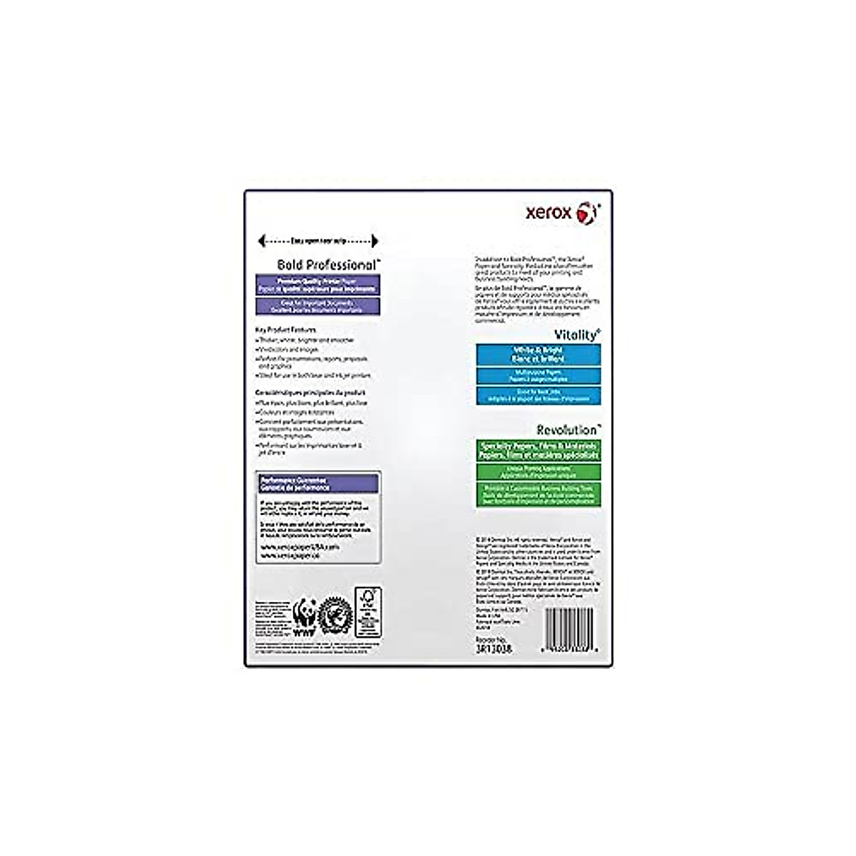 Xerox 3R13038 Bold Professional Quality Paper, 98 Bright, 8 1/2 X 11, White, 500 Sheets/Rm (Xer3r13038)