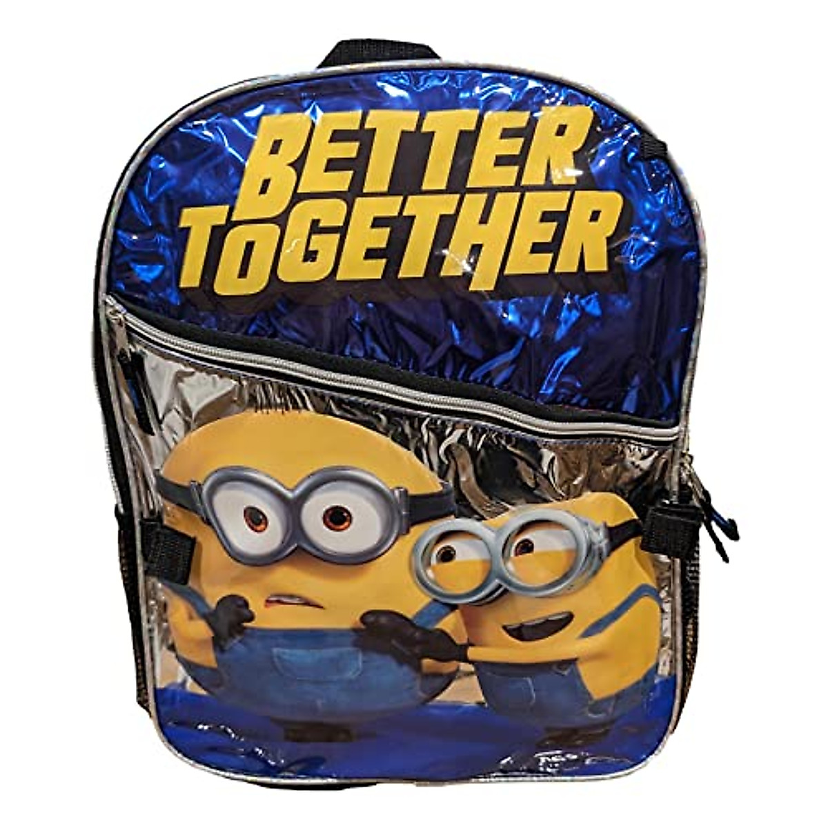 Accessory Innovations Minions Full Size 16 Inch Backpack with Detachable Lunch Box