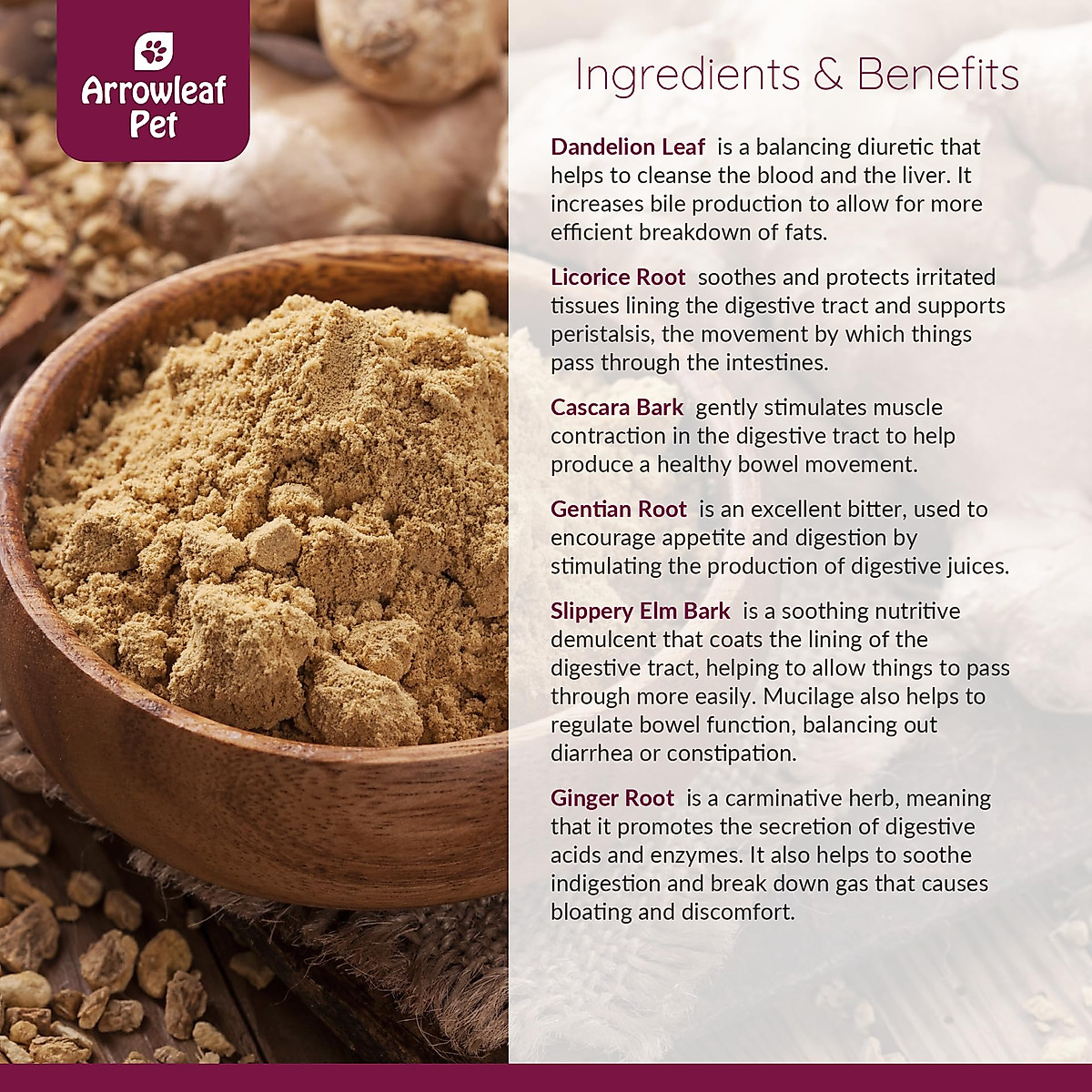 Arrowleaf Pet Hairball Care by NaturPet Inc | Digestive Support for Cats and Dogs | Hairballs, Constipation, Intestinal Discomfort | 100mL Herbal Tincture