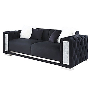 Acme Furniture Trislar Sofas, Black