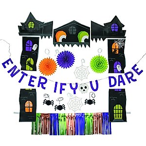 Value Haunted House Trunk-or-Treat Decorating Kit - Party Decor - 17 Pieces