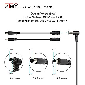 New Laptop Charger 180W 19.5V 9.23A AC Adapter Compatible with MSI GS65 GS63 GS63VR GS75 GS70 GT70 GT60 GF63 GF65 GV72 GE62 GE70 GS73 GP60 GP72 GP62 GL72 WS65 GX60 WE62 WS63 WF65 WP65 Power Supply