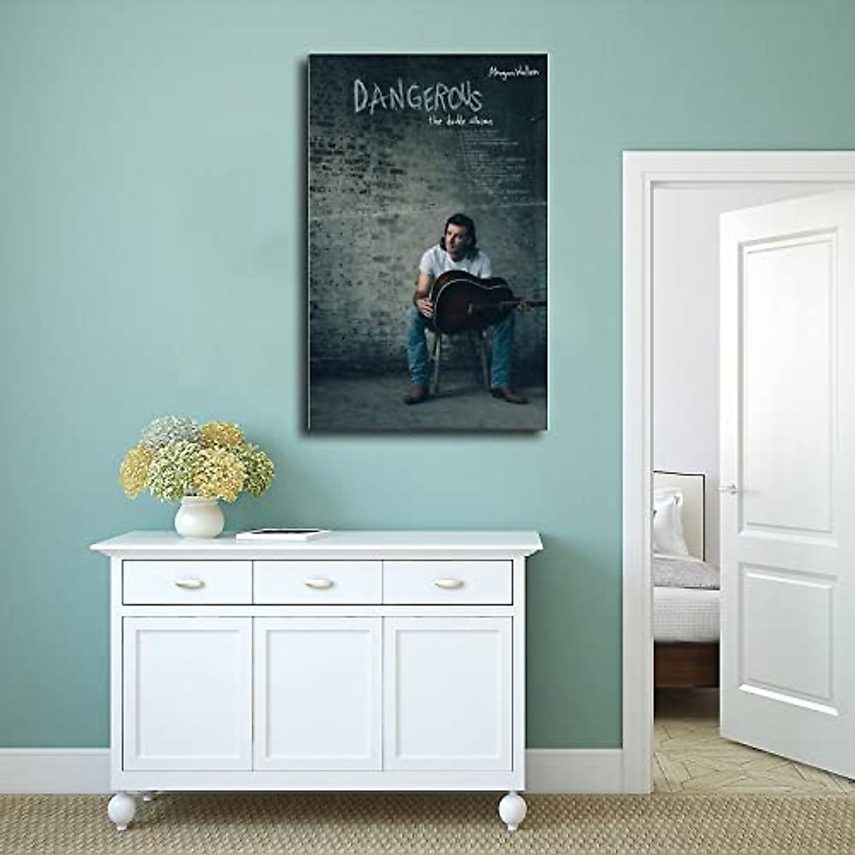 YGULC Morgan Wallen Dangerous The Double Album Music Album Cover Signed Limited Poster Canvas Poster Wall Art Decor Print Picture Paintings for Living Room Bedroom Decoration Unframe:12x18inch(30x45c