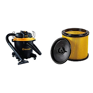 Vacmaster Professional Beast Series Wet/Dry Vac Bundle with Standard Cartridge Filter