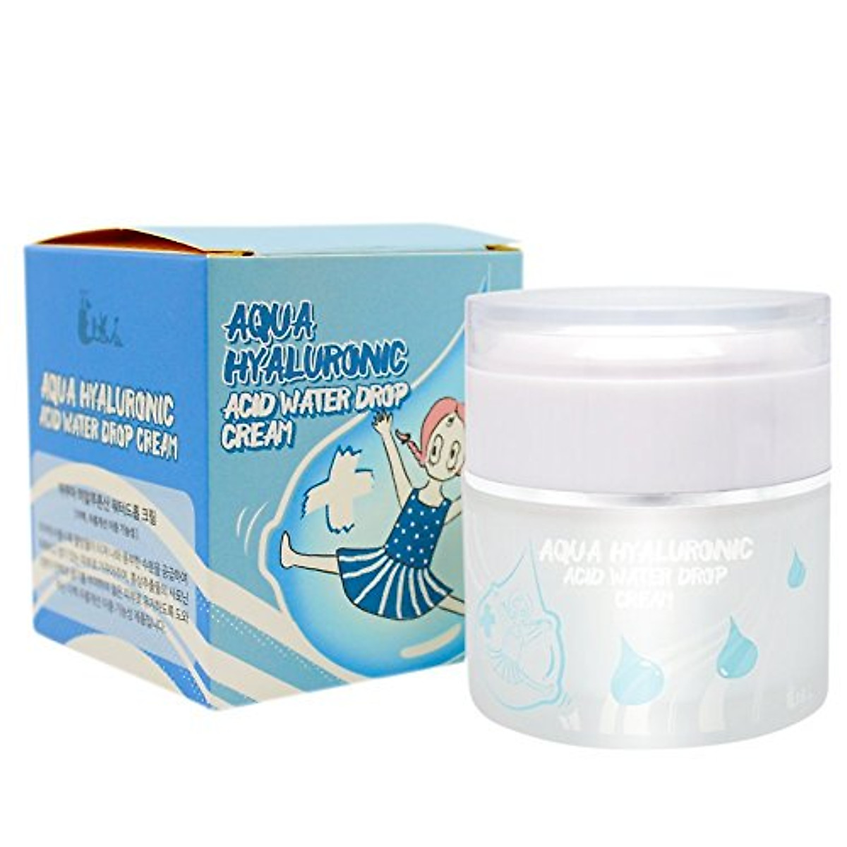 Elizavecca Aqua Hyaluronic Acid Water Drop Cream, 160 g
