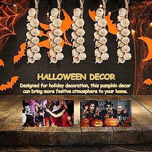 Amosfun 1Pcs Artificial Garlic String Fake Garlic Simulation Lifelike Vegetable Garlic for Home Kitchen Garden Halloween Party Props