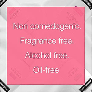 Neutrogena Oil Free Moisture Glycerin Face Moisturizer & Neck Cream for Combination Skin, Lightweight, Oil Absorbing Facial Moisturizer Lotion for a Soft Natural Matte, 4 fl. oz