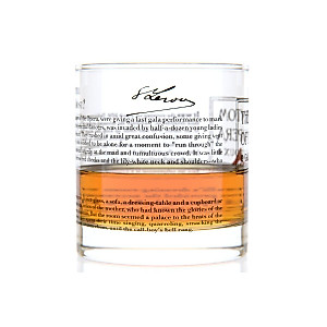 Well Told Classic Literature Rocks Glass - The Phantom of the Opera by Gaston Leroux - Old Fashioned Whiskey Glass Gift for Book Lovers (11 oz)