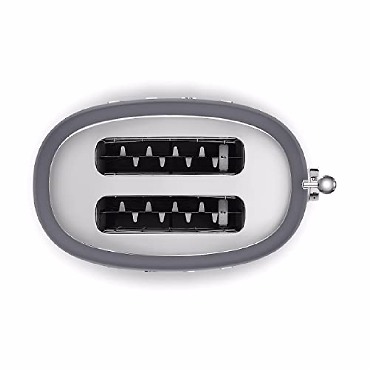 SMEG 50's Retro Style Aesthetic 2 Slice Toaster in Slate Gray