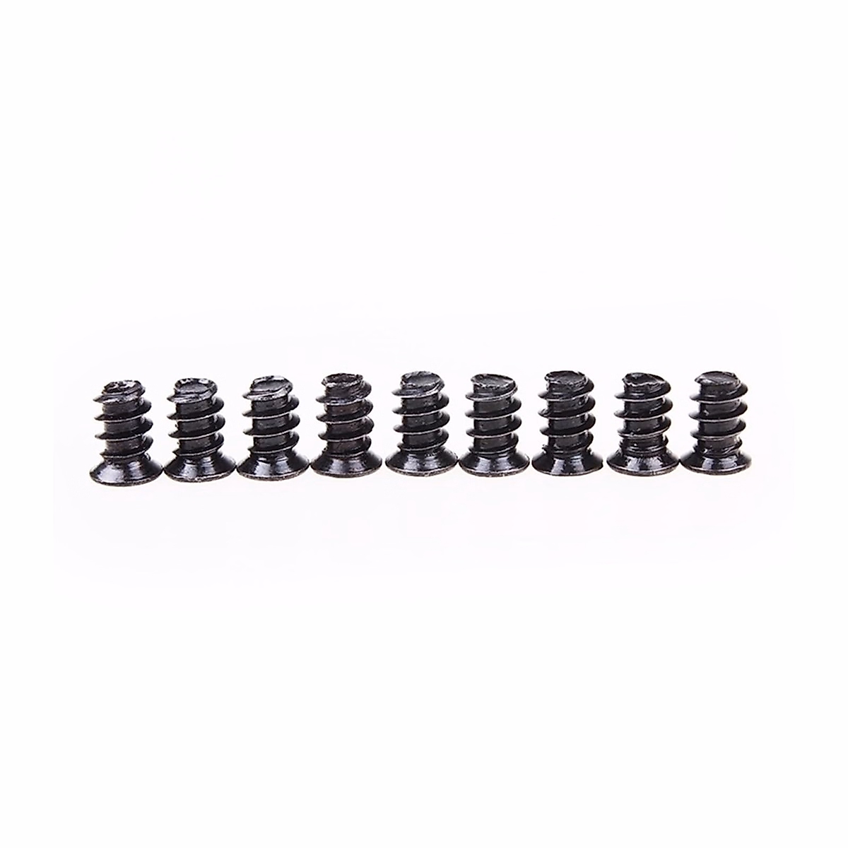 Tap Bolts 50Pcs M5*8/10/12 KB Computer PC Case Cooling Fan Mount Screw Heat Dissipation Fans Screws Fixer Screws (Color : Black, Size : M5x8 (50Pcs))