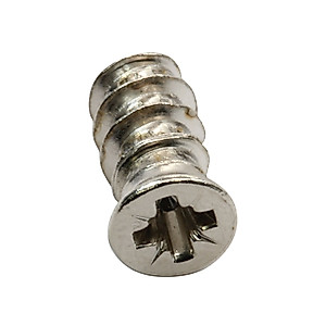 100 Pack Rok Hardware #6mm x 13mm (1/2") Pozi Cross Flat Head Euro Screws Type B Point Fasteners