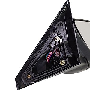 Kool Vue Driver & Passenger Side Power Heated Mirrors for Ford Explorer 2016-2019 Manual Fold With Signal Light, Blind Spot Monitor & Puddle Lamp; Without Memory & Auto-Dimming Paintable