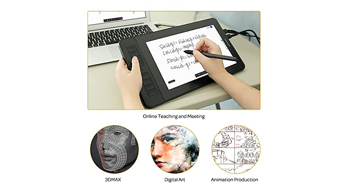 GAOMON PD1161 Drawing Tablet 11.6 Inch IPS Tilt Support Pen Display ...