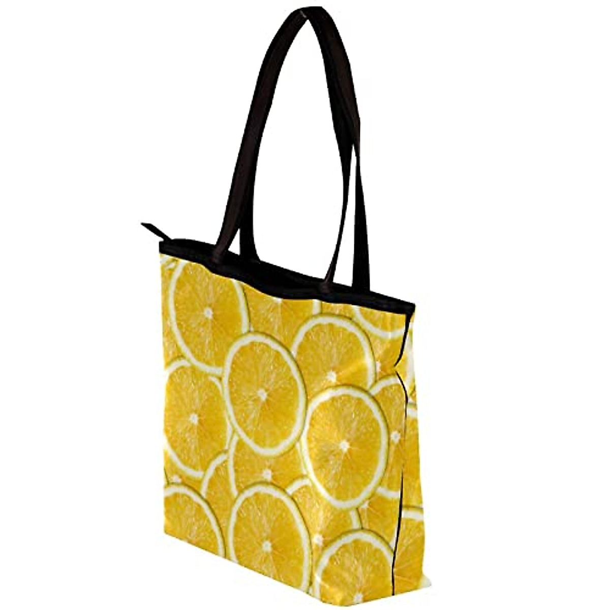 Purses for Women, Tote Bag, Handbags for Women, The Tote Bag, yellow lemon fruit pattern