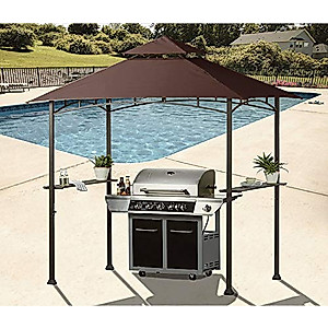 Grill Gazebo Replacement Roof for #L-GZ238PST-11 by ABCCANOPY