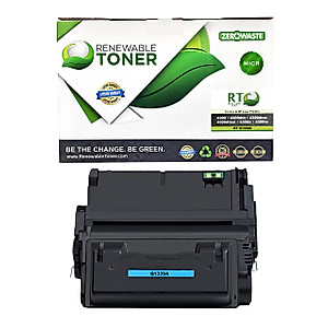 Renewable Toner Compatible MICR Toner Cartridge Replacement for HP 39A Q1339A Laser Printers 4300 4300dtn 4300dtns 4300dtnsl 4300n 4300tn
