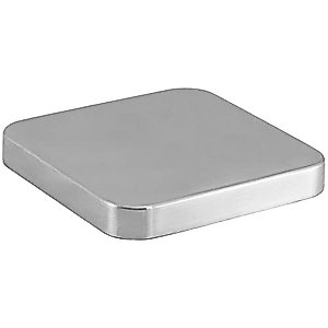 Front of the House RSD030BSS23 Sq SS Dish, Diameter ", 4" L x 4" W x 0.5" H, Brushed (Pack of 12)