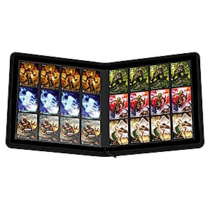 Ultimate Guard Zipfolio 480 – 24 Pocket XenoSkin (Quadrow) Black