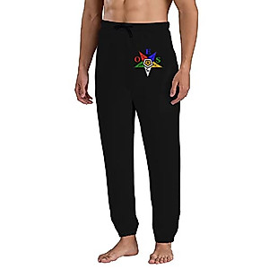 Whirose Order of Eastern Star Sweatpants Mans Womans Sports Pants Moisture Wicking & Breathable Sports Trousers White