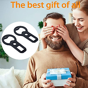 2-Pack 3 in 1 Keychain Beer Bottle Opener | Stamped steel bottle opener with rust-resistant coatingr | Portable Beer Bottle Opener | Gift for Outdoor Lovers, Friends, Birthdays, Dog Owners