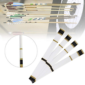 Tihebeyan Archery Arrow Wraps,15 Pcs Universal Heat Shrinkable Adhesive Arrow Wraps Sticker,Arrow Shaft Hunting Accessory