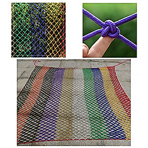 MAGFYLY Banister Guard net Outdoor Playground Protection net, Children's Stair Safety nets Garden Decoration net Isolation Rope net Nylon Braided Rope net Hammock Swing, Mesh 8cm (Size : 12m)