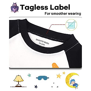 DAUGHTER QUEEN Boys Pajamas 18-24 Months Summer PJs Excavator Pj Sets Baby Toddler Cotton Short Sleeve Sleepwear Jammies Construction Clothes Outfits 18m/Mo, 24m/Mth