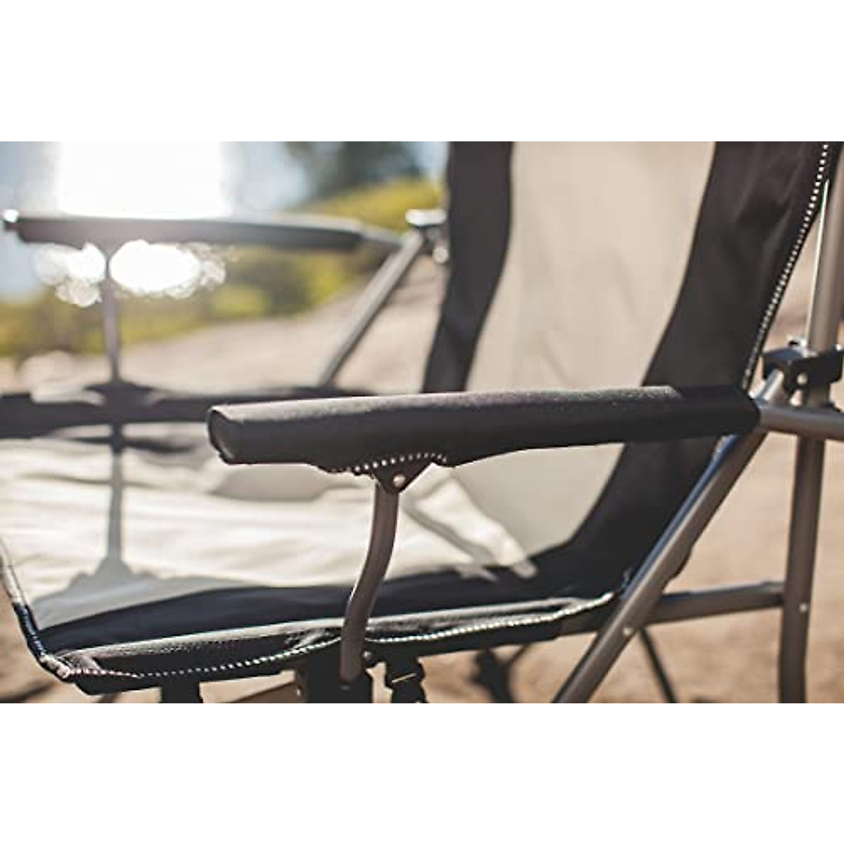 PICNIC TIME NCAA Florida State Seminoles Big Bear XXL Camp Chair with Cooler, Heavy Duty Beach Chair, 500 lb Capacity Camping Chair with Carry Bag, (Black)