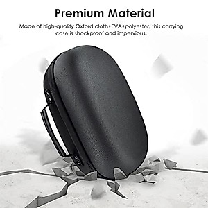 Case for Vive Focus 3, All-in-one Hard Travel Carrying Case Portable Storage Bag for HTC Vive Focus 3 Virtual Reality Headset and Accessories