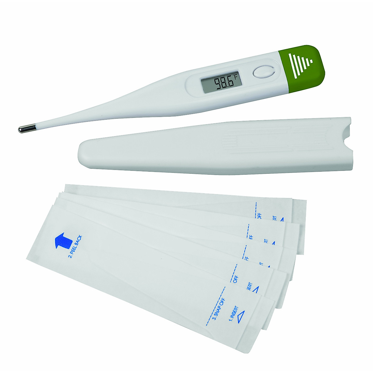 Veridian Healthcare V Temp™ Digital Oral Thermometer | 60 Second | 5 Probe Covers
