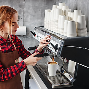 AOZITA 120 Pack 8 oz Paper Cups, Coffee Cups, White Paper Hot/Cold Disposable Beverage Drinking Cup for Water, Juice, Coffee, Tea