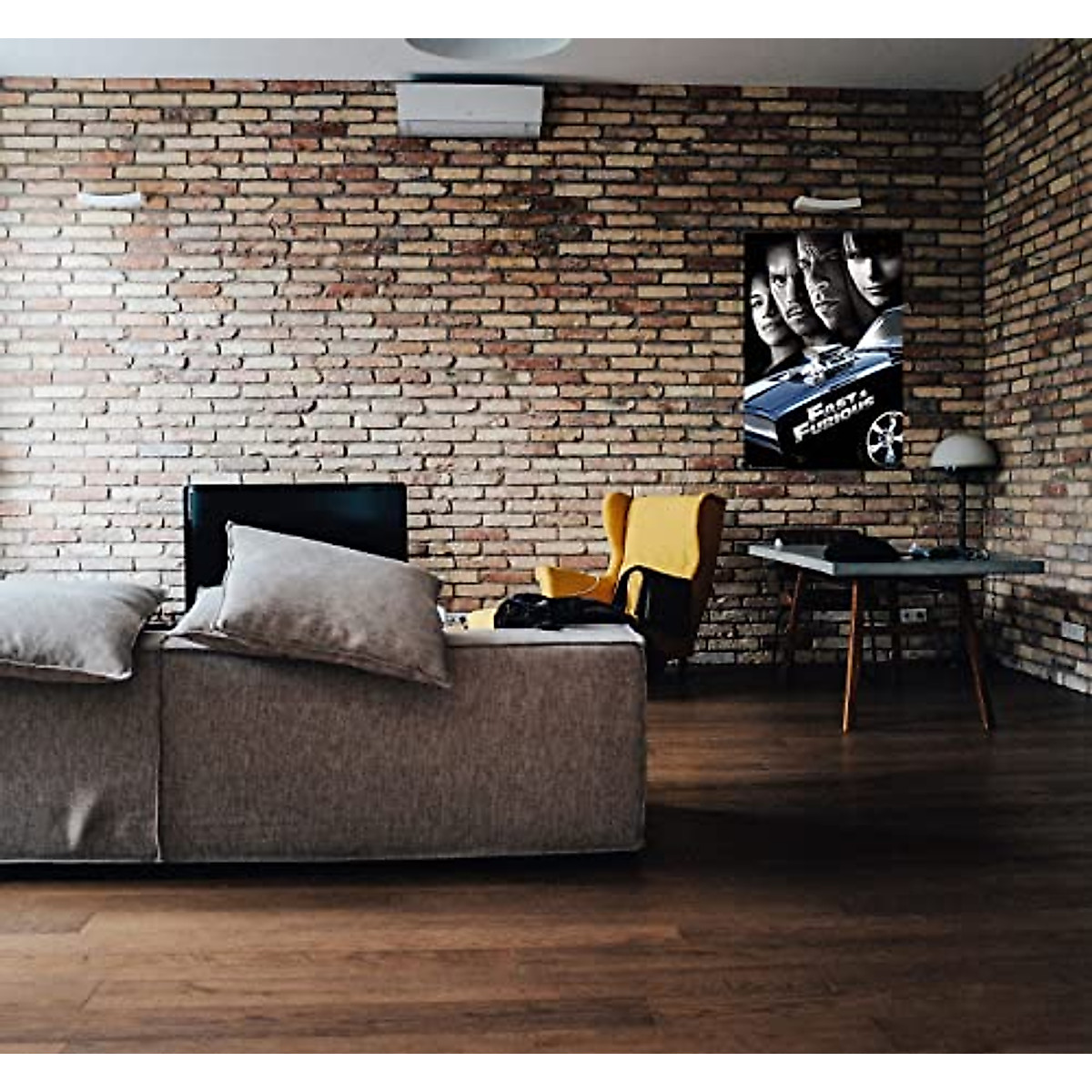 Fast & Furious 4 - Movie Poster (The Cast & Dodge Charger - Vin Diesel, Paul Walker...) (Size: 24" x 36")