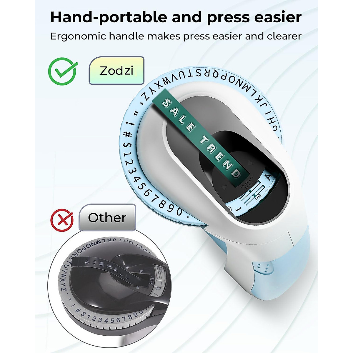 Embossing Label Maker Machine - Vintage 3D Labels for Home & Office