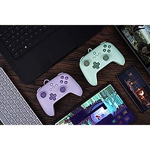 8Bitdo Ultimate C Wired Controller for Windows PC, Android, Steam Deck & Raspberry Pi (Lilac Purple)