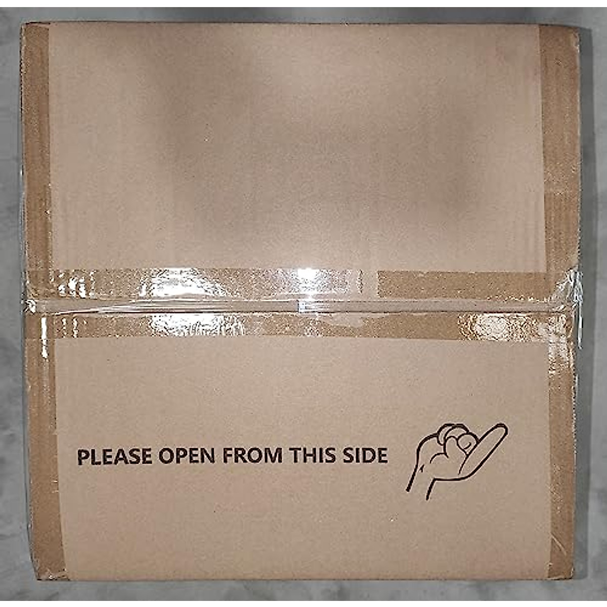 LOVECASA Square Dinnerware Sets for 4, 16 PCS Gradient Dishes Set,Stoneware Dinner Plates/Dessert Plates/Soup Plates/Cereal Bowls,Gradient Sky Blue