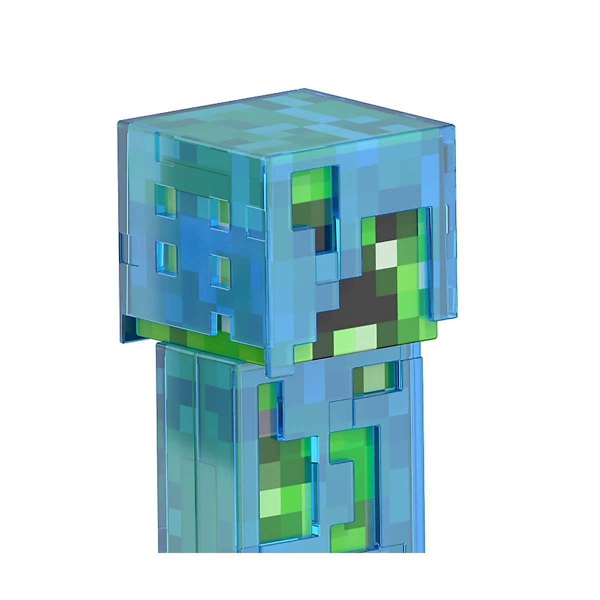 Mattel Minecraft Diamond Level Creeper Action Figure & Die-Cast Accessories, Collectible Toy Inspired by Video Game, 5.5 inch