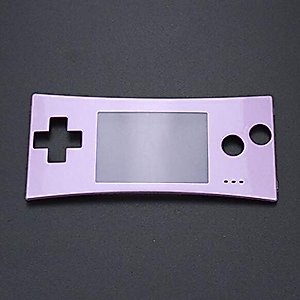 Faceplate Cover Replacement Front Shell Housing Case for Game Boy Micro GBM (Light Purple)