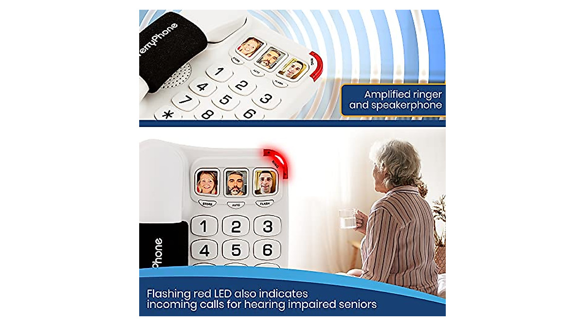 Big Button Phone for Seniors - Easy One-Touch Dialing