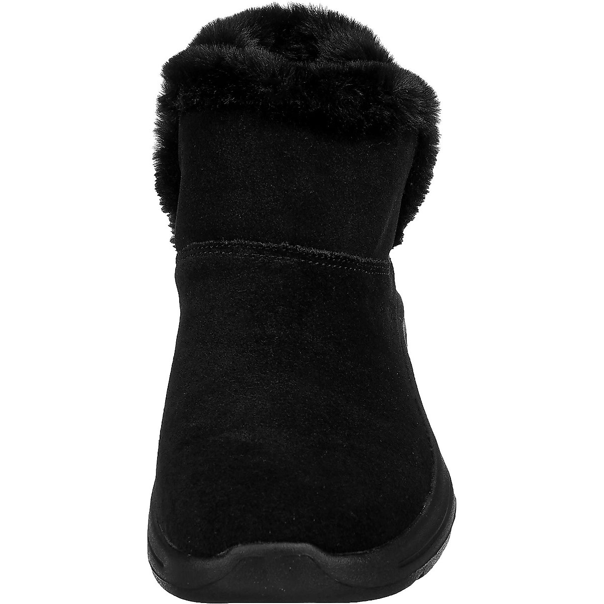 Skechers Women's GO Walk Arch FIT-Cherish Fashion Boot, Black/Black, 7.5