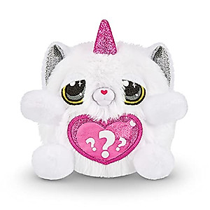 Rainbocorns Kittycorn Surprise Series 1 (Chinchilla Cat) by ZURU, Collectible Plush Stuffed Animal, Surprise Egg, Sticker Pack, Jelly Slime Poop, Ages 3+ for Girls, Children