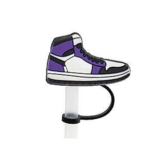 SPORTS STYLE Straw Tips Covers,Food Grade Reusable Silicone Straw Tip,funny Straw Covers Cap Plugs,Anti-dust Soft Straw Toppers Drinking Straw Tips Lids for 6-10 mm