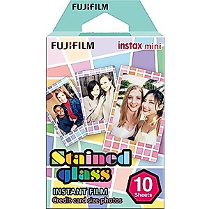 Fujifilm Instax Mini Stained Glass Film - 10 Exposures
