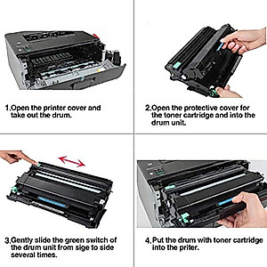 SOLER Compatible Drum Cartridge Replacement for Xerox 101R00555 for Phaser 3330 WorkCentre 3335 WorkCentre 3345 Printers (Black,1-Pack)