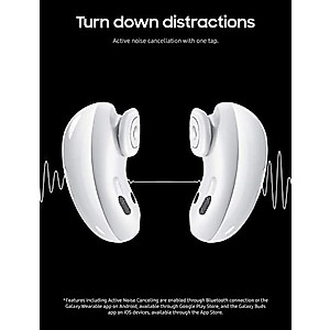 Samsung Galaxy Buds Live True Wireless Earbud Headphones - Mystic White (Renewed)