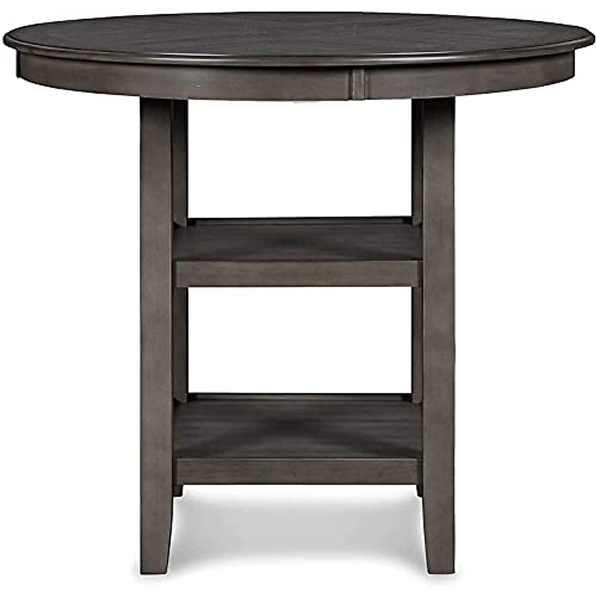 New Classic Furniture Gia 5-Piece Counter Dining Table Set, 42.25-Inch, Gray