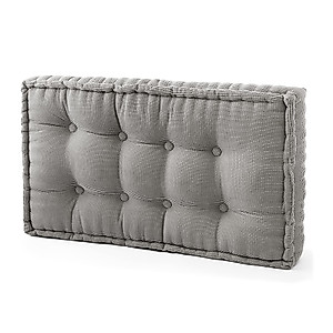 DormCo Rainha - Ultra Thick Tufted College Headboard - Gray