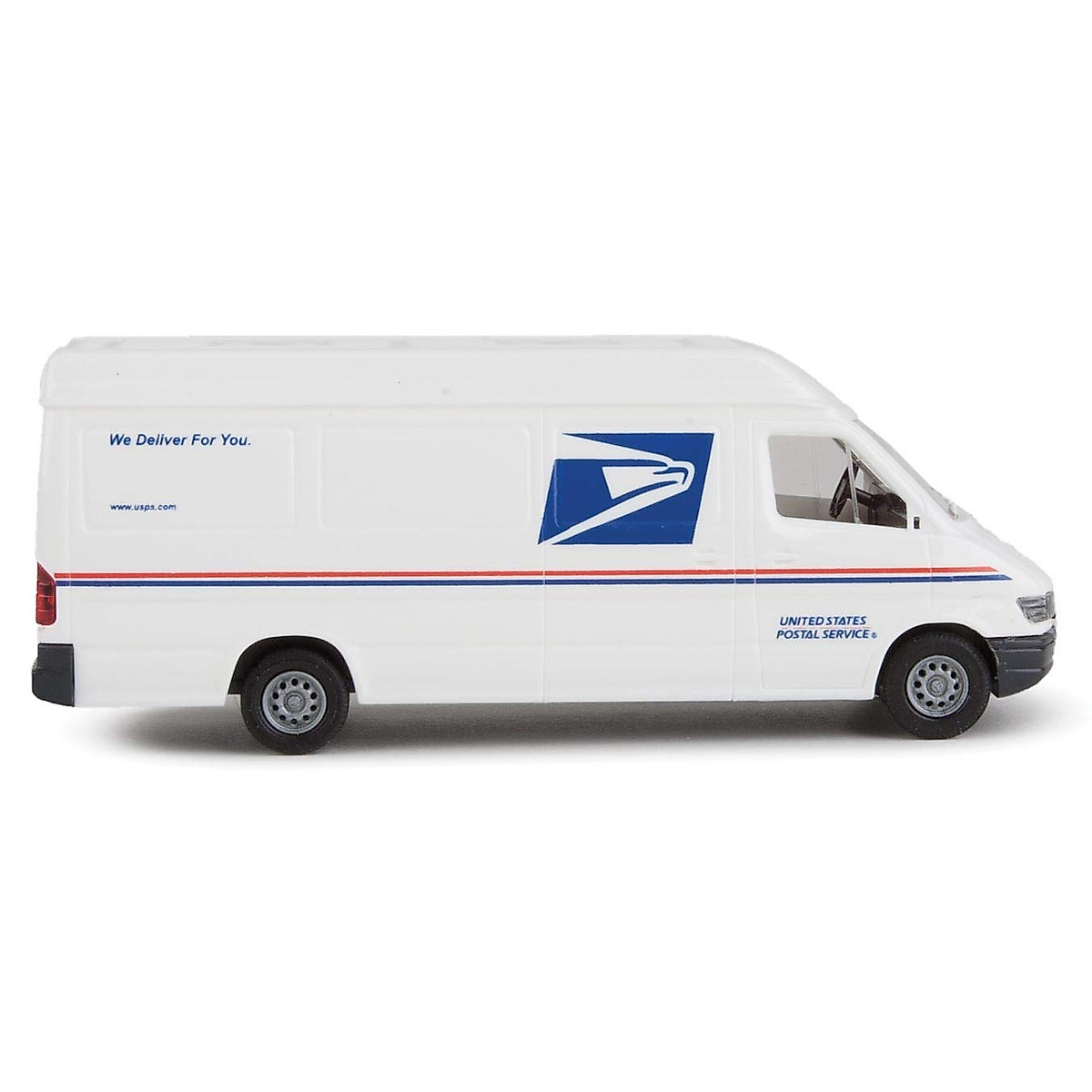 Walthers SceneMaster United States Postal Service Delivery Van, HO Scale, 1 Count (Pack of 1), Black