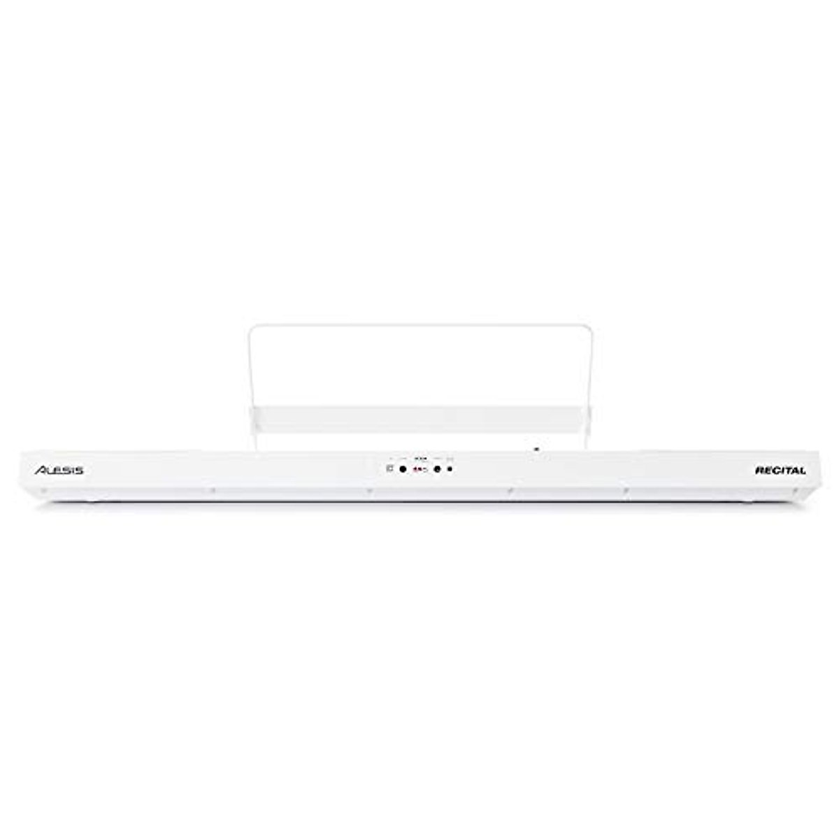 Alesis Recital – 88 Key Digital Piano Keyboard with Semi Weighted Keys, 2x20W Speakers, 5 Voices, Split, Layer and Lesson Mode, FX and Piano Lessons